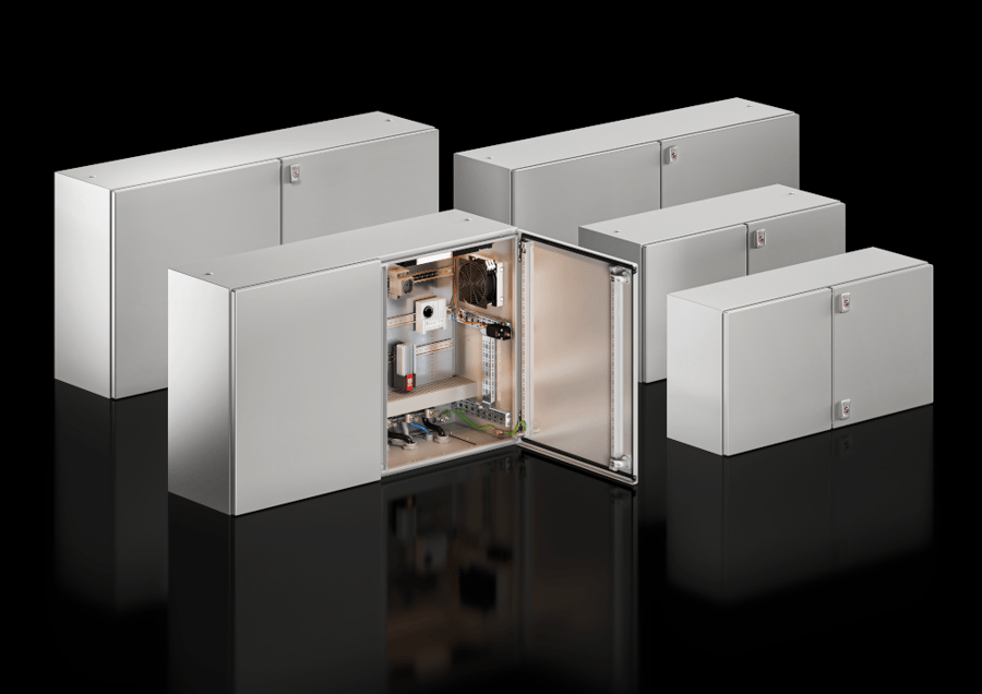 Nieuw: Extra brede AX plaatstaal kasten | Rittal